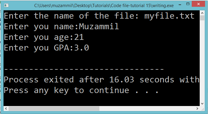 Filing In C Part 2 Sourcecodester